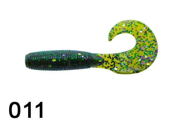 Bitter's 3" inch grubs are very popular with saltwater and smallmouth ...