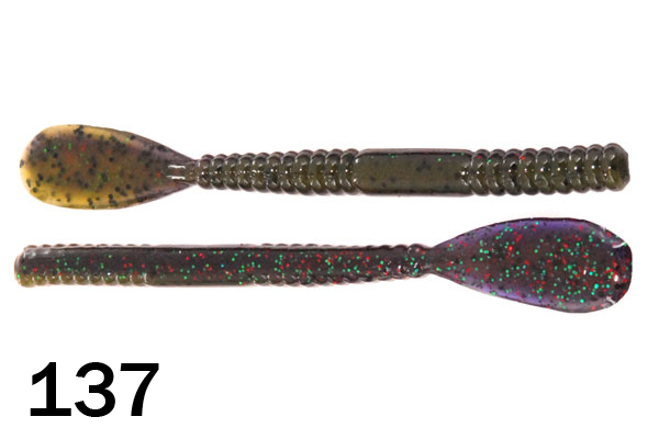 Bitter's 5" Paddle Tail Worm is build for flipping and pitching in ...
