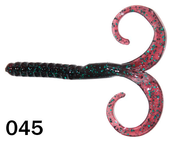 Bitter's twin tail worm bulk pack