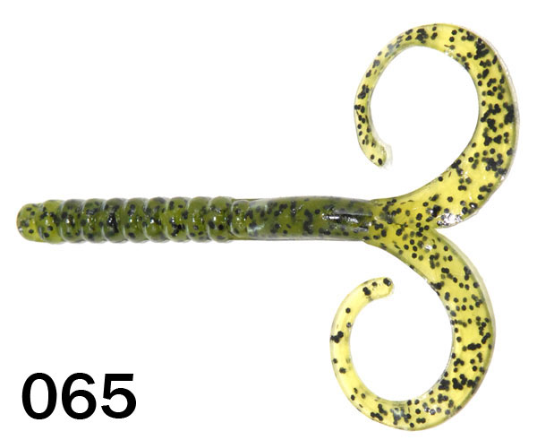 Bitter's twin tail worm is great as a Texas rig or as a trailer on a ...