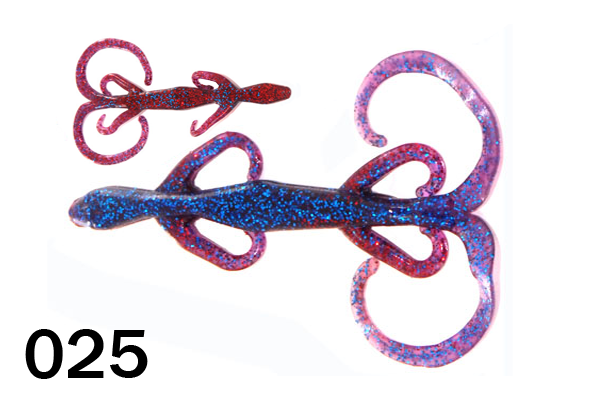 Bitter's 6" Twin Tail Lizard - Bulk Packaged