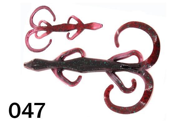 Bitter's 6" Twin Tail Lizard - A favorite bait for a Carolina Rig or ...
