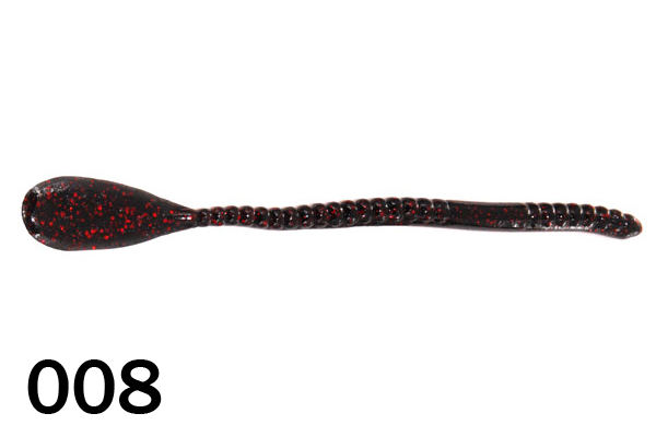 Bitter's 8" Paddle Tail Worm bulk Packaged