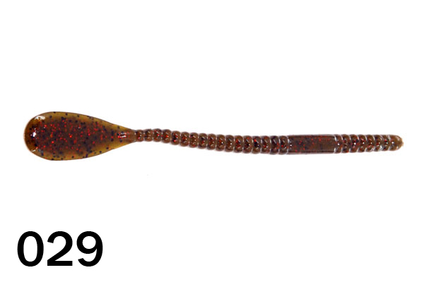 Bitter's 8" Paddle Tail Worm bulk Packaged