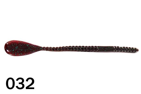 Bitter's 8" Paddle Tail Worm bulk Packaged