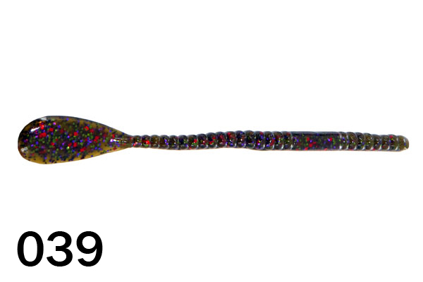 Bitter's 8" Paddle Tail Worm bulk Packaged