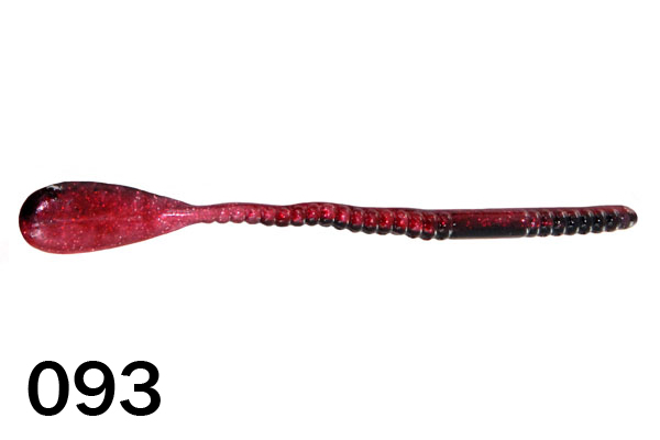 Bitter's 8" Paddle Tail Worm bulk Packaged