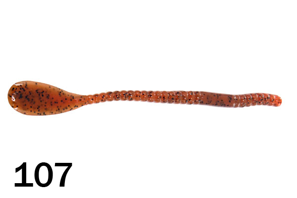 Bitter's 8" Paddle Tail Worm bulk Packaged