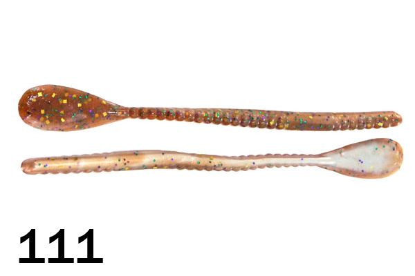 Bitter's 8" Paddle Tail Worm bulk Packaged