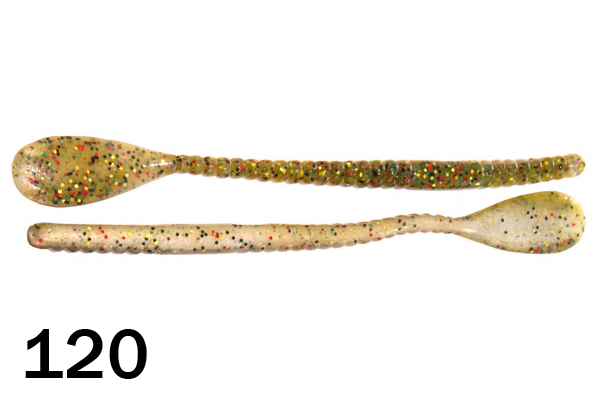 Bitter's 8" Paddle Tail Worm bulk Packaged