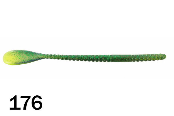 Bitter's 8" Paddle Tail Worm bulk Packaged