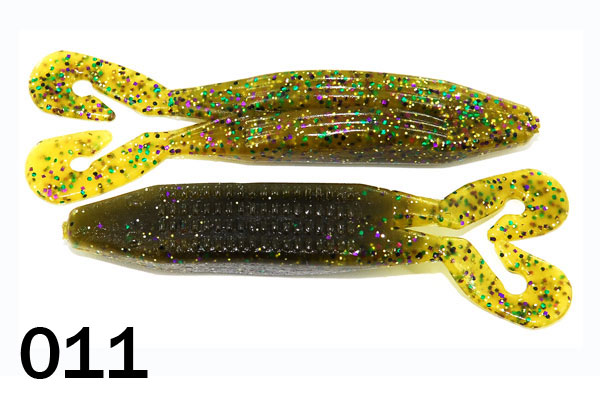 Bitter's Buzz’N Gator is designed to be Texas-rigged with a 5/0 or 6/0 ...