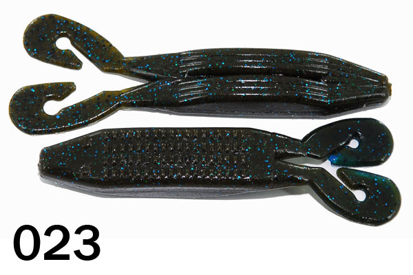 Bitter's Buzz’N Gator is designed to be Texas-rigged with a 5/0 or 6/0 ...