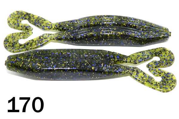 Bitter's Buzz’N Gator is designed to be Texas-rigged with a 5/0 or 6/0 ...