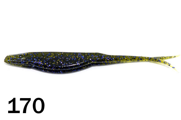 Six inch mega shad made by Bitters Best Value Baits